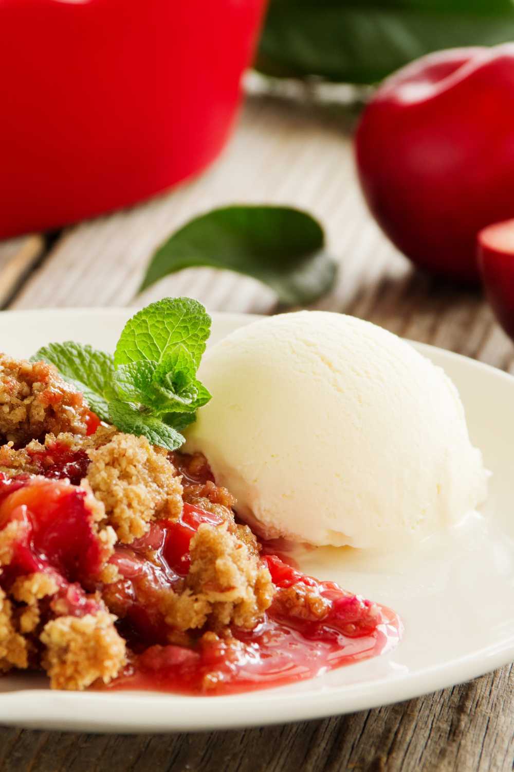 Nigella Plum Crumble | British Chefs Table