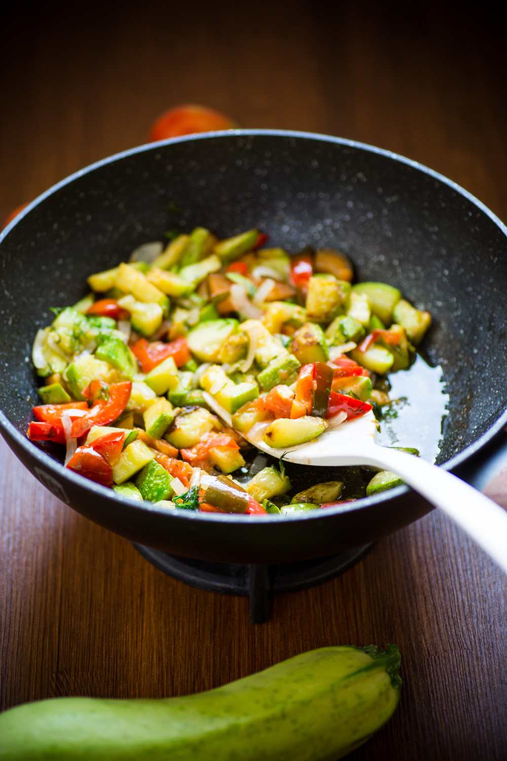 Courgette And Pepper Pasta | British Chefs Table