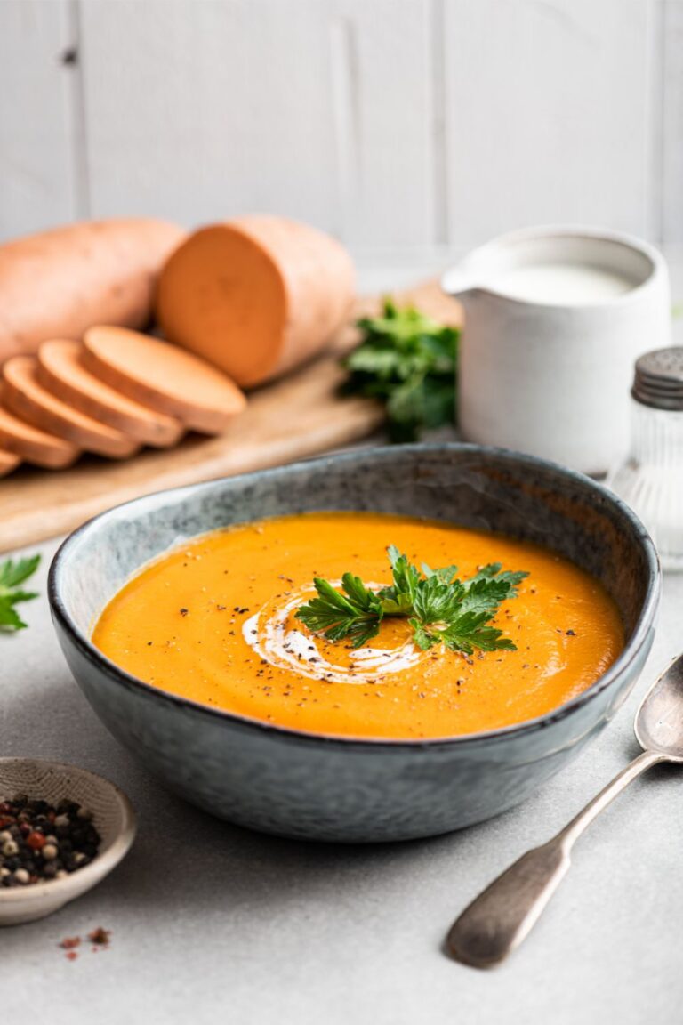 Mary Berry Sweet Potato Soup | British Chefs Table