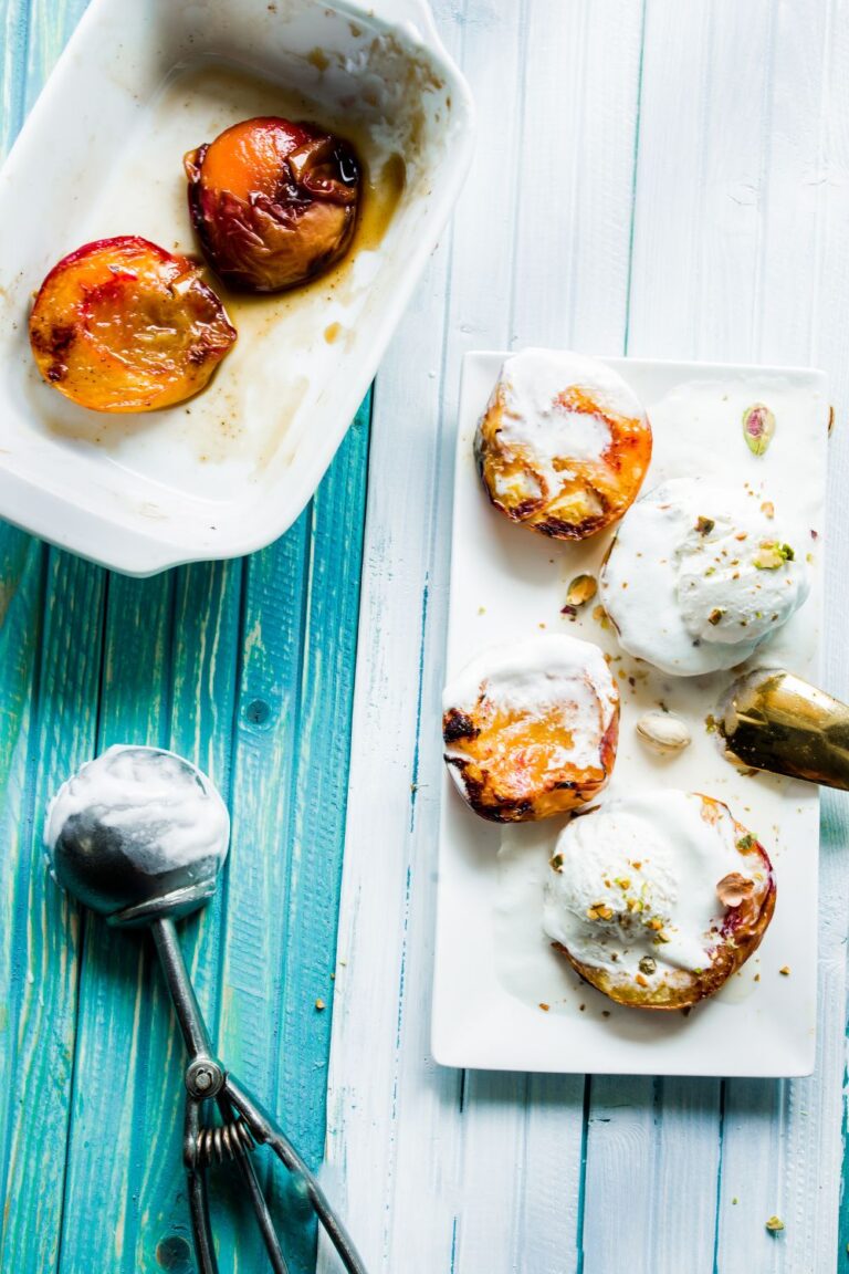 Nigella Baked Peaches | British Chefs Table