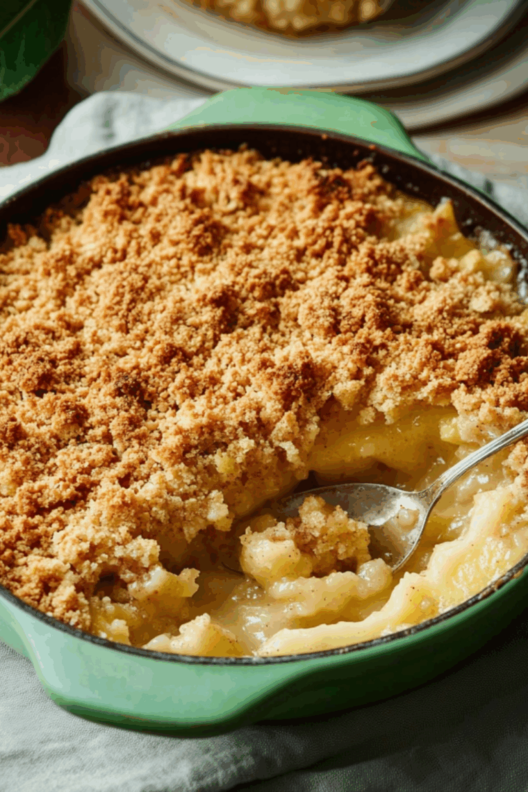 Jamie Oliver Vegetarian Apple Crumble | British Chefs Table